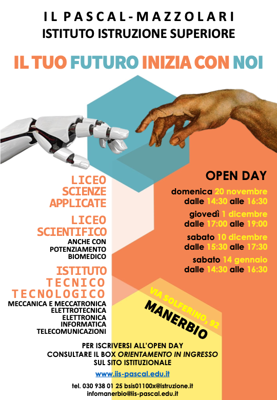 Open day in presenza su appuntamento | Brescia Orienta